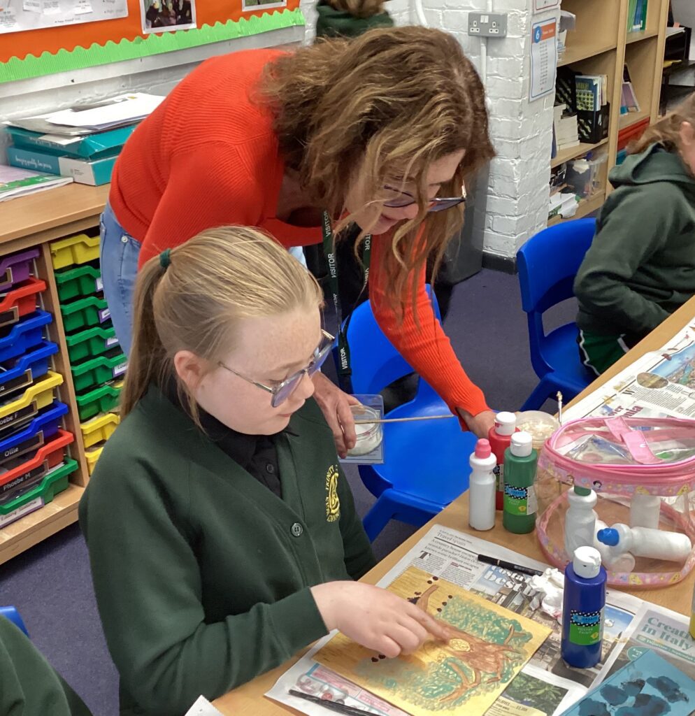 Art in the community - Holy Trinity School - The Circle Gallery - Art ...