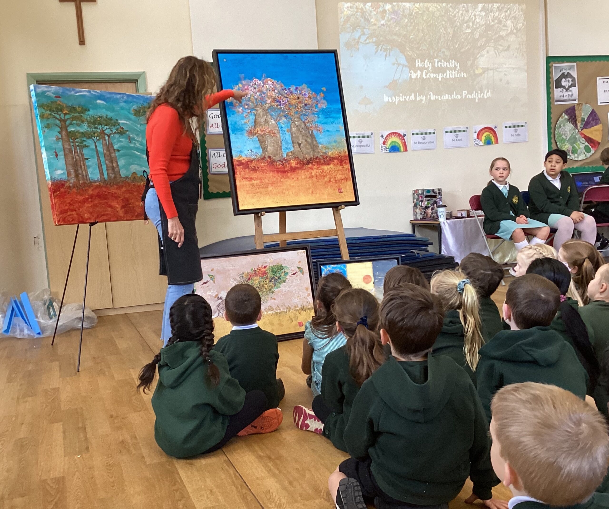 Art in the community - Holy Trinity School - The Circle Gallery - Art ...